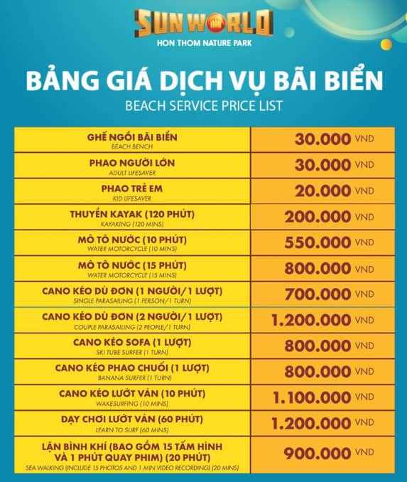 Sun World Hon Thom Nature Park – điểm giải trí mới của Phú Quốc