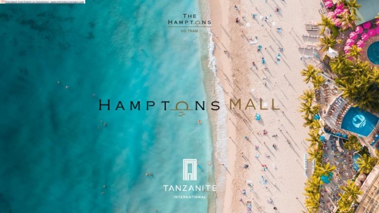 Giá bán tiến độ Shop The Hamptons Mall - Melia Ho Tram Beach Resort