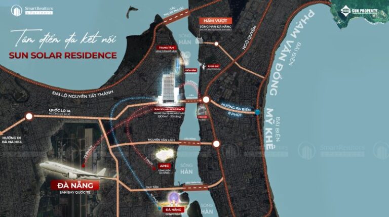 Vị trí Sun Solar Residence – Tâm điểm lõi đô thị Đà Nẵng và tiềm năng phát triển
